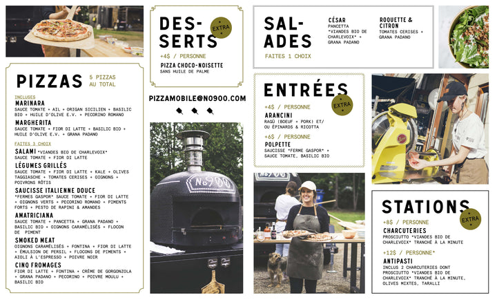 MENU - FOUR MOBILE – Pizzeria no.900